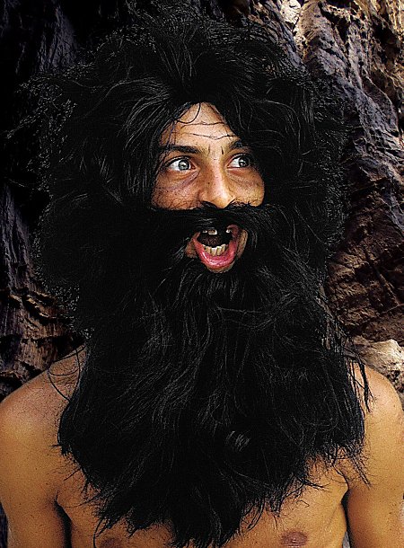 Barbar Bart mit Perücke - andracor.com