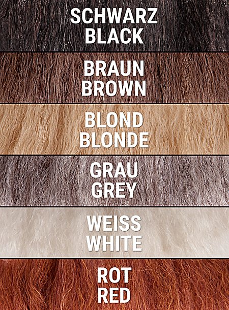 Backenbart Bestie mit Echthaar Anteil in 6 Farben - andracor.com