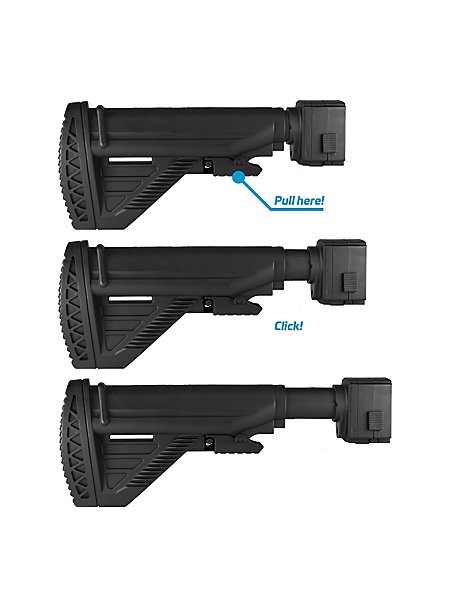 NERF Stryfe M4 / AR-15 Conversion mit Body / Mod Kit - schwarz ...