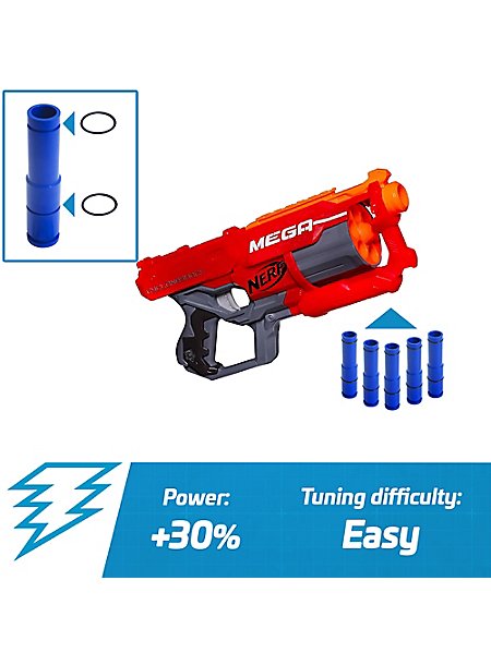 Blasterparts - Nerf Mega CycloneShock Caliber Converter Shell 6er ...