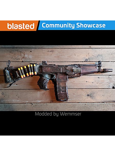 NERF Stryfe zu MP5 Conversion mit Body / Mod Kit - schwarz - andracor.com