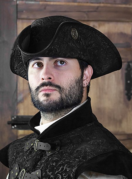 Verzierter Dreispitz - Drei Dublonen - andracor.com