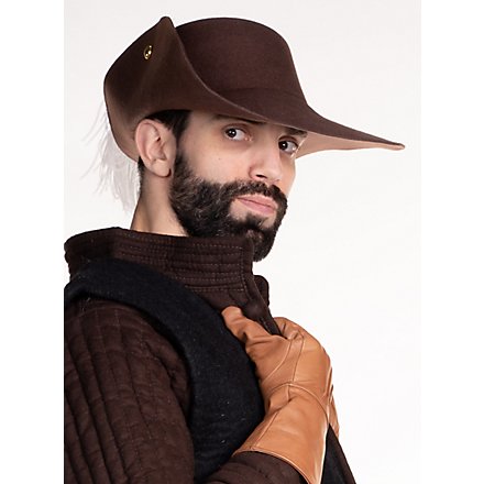 Musketeer hat made from wool - Athos - andracor.com