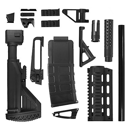 NERF Stryfe M4 / AR-15 Conversion mit Body / Mod Kit - schwarz ...