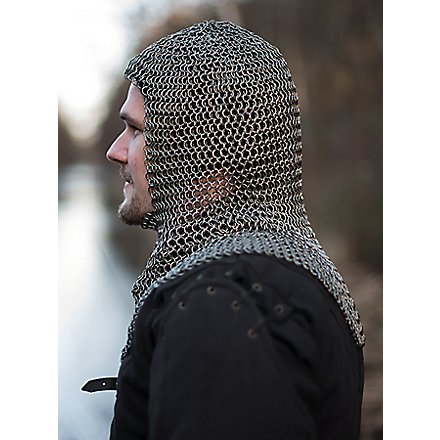 Chainmail hood - Alaric - andracor.com