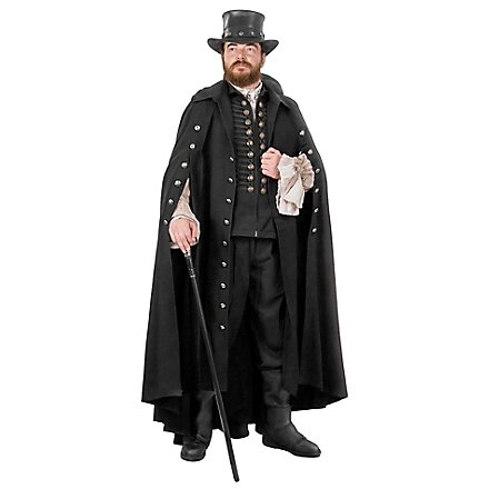 Commander's Cape - Theodor, Black - andracor.com