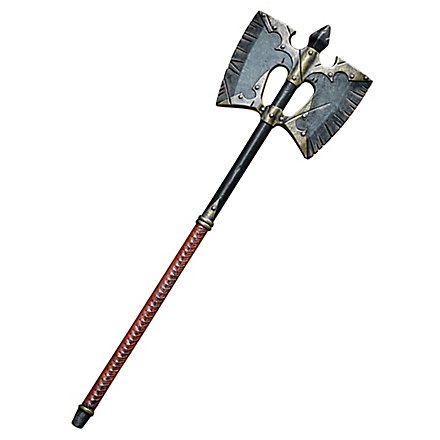 Double bladed axe - Chaos foam weapon (140cm) - andracor.com