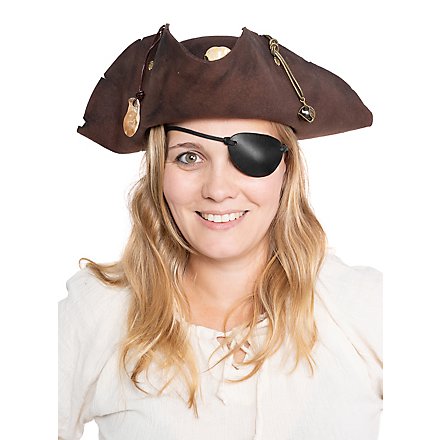 Eye patch for pirates made from real leather - andracor.com