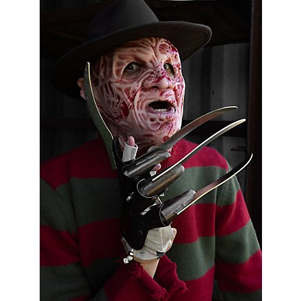 Freddy Nightmare Mask made of silicone - Deluxe - andracor.com