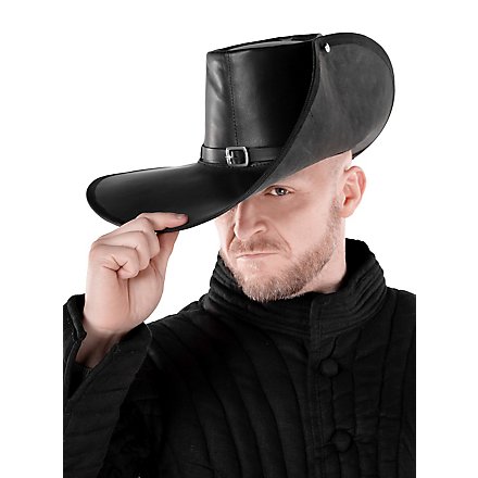 Leather Cavalier Hat - andracor.com