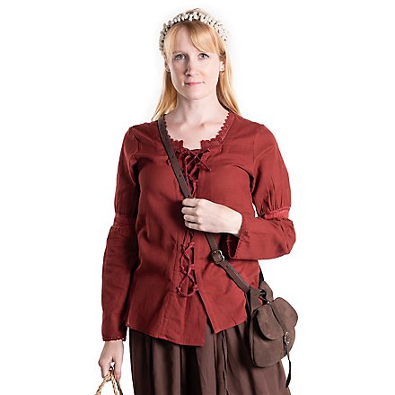 Medieval blouse with lace - Emmi - andracor.com