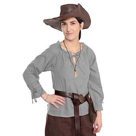 Medieval blouse with long sleeves - Edith - andracor.com