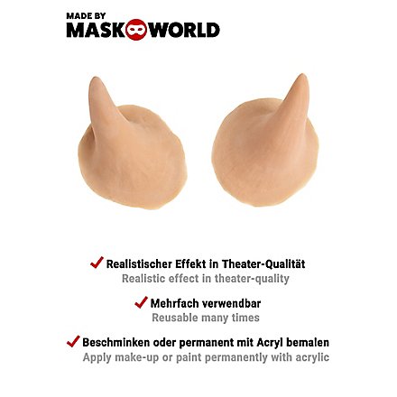 Prothèse en latex cornes de diable - andracor.com