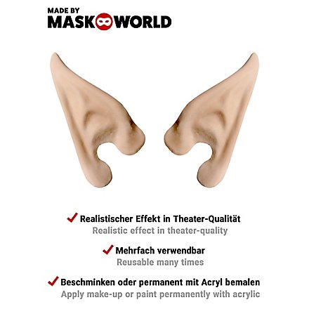 Prothèses en latex Oreilles d'elfes de lune - andracor.com