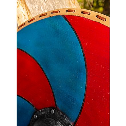 Roundshield 75cm - Gastir, blue/red Larp weapon - andracor.com