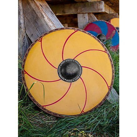 Roundshield 75cm - Gastir, yellow Larp weapon - andracor.com