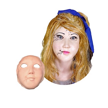 Special Fx Broken Doll glue-on mask - andracor.com