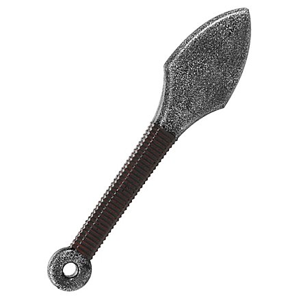 Throwing dagger with sheath - Kunai, brown, Larp weapon - andracor.com