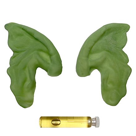Torn Orc Ears, green - andracor.com