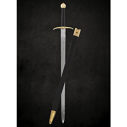 Two-handed sword with brass guard and pommel - B-Ware - supremereplicas.com