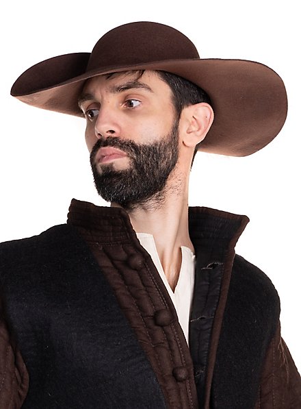 Musketeer hat made from wool - Athos - andracor.com