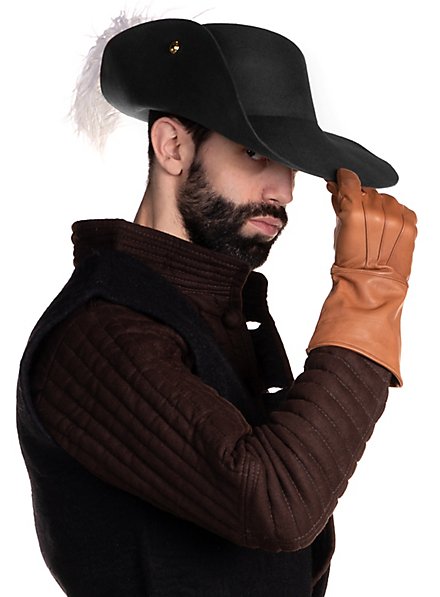 Musketeer hat made from wool - Athos - andracor.com