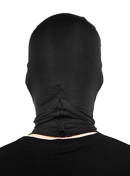 Black fabric full face mask - andracor.com
