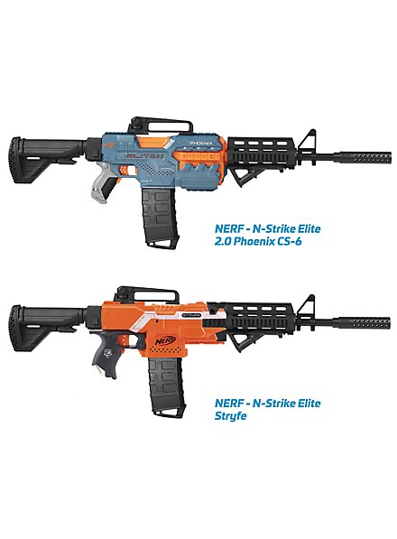 NERF Stryfe M4 / AR-15 Conversion mit Body / Mod Kit - schwarz ...