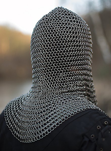 Chainmail hood - Alaric - andracor.com