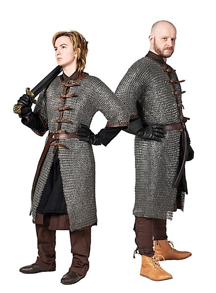 Chainmail short sleeved, rivetted - Royal Guard - andracor.com