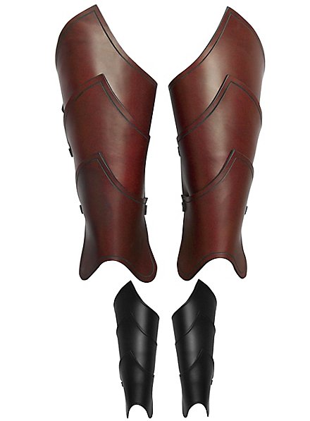 Complete leather armor set - Elven warrior - andracor.com