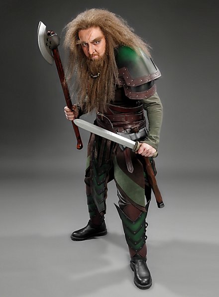 Armour Set - Dwarf green-brown - andracor.com