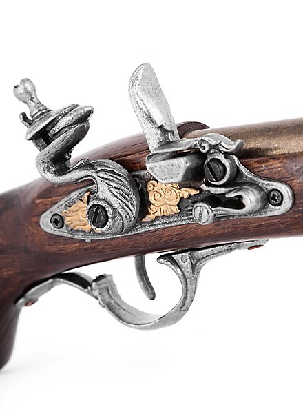 Italian flintlock pistol decorative weapon - andracor.com