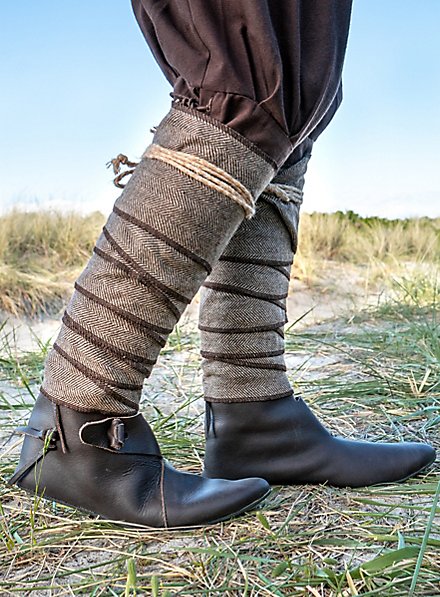 Leg wrappings, wool (pair) - Fishbone - andracor.com