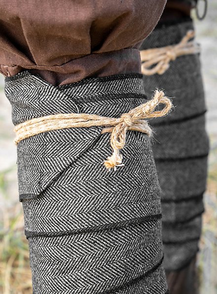 Leg wrappings, wool (pair) - Fishbone - andracor.com