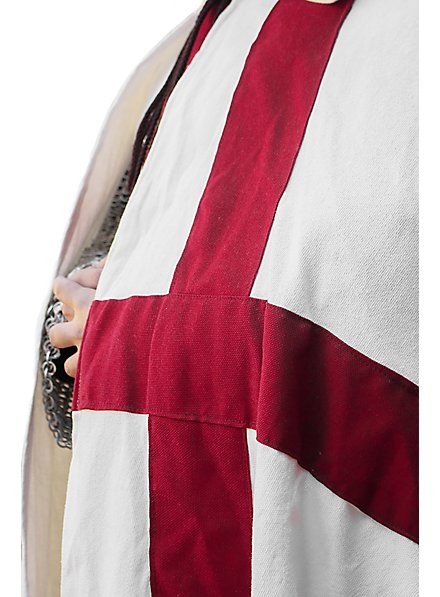 Medieval cape with hood and cross - Templar - andracor.com