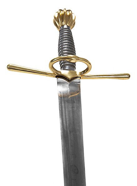 Parry dagger with brass pommel & parry with ring - B-Ware ...