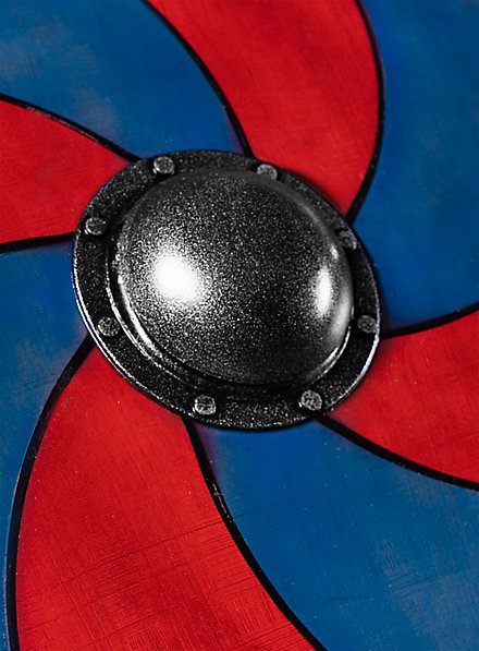 Roundshield 75cm - Gastir, blue/red Larp weapon - andracor.com