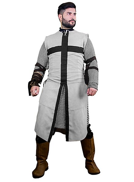 Tabard German Knight, Leather - Hermann, Gray - andracor.com