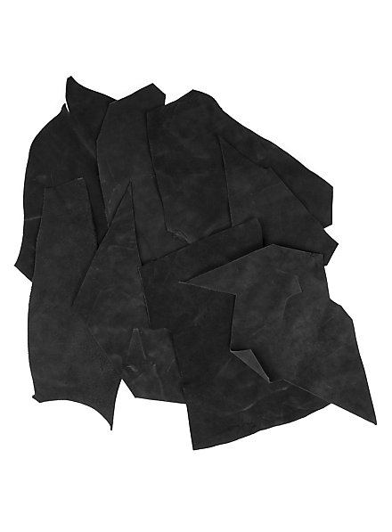 Veloursleder Reste - schwarz - andracor.com