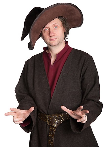 Leather witch hat - Wicca - andracor.com