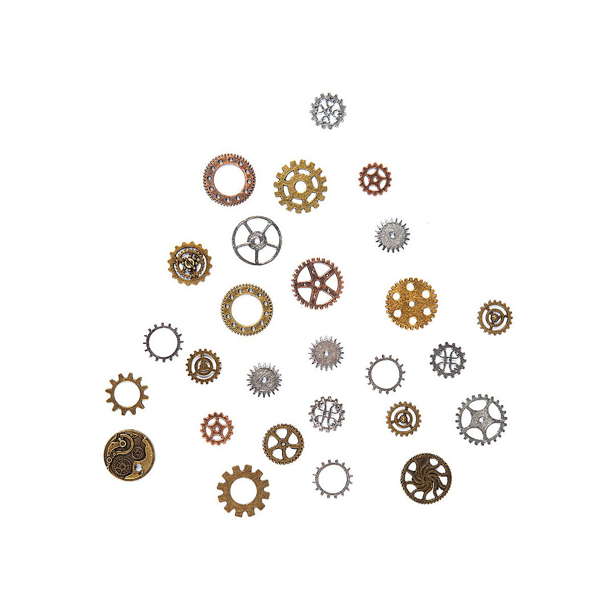 25 Steampunk decoration gears - andracor.com