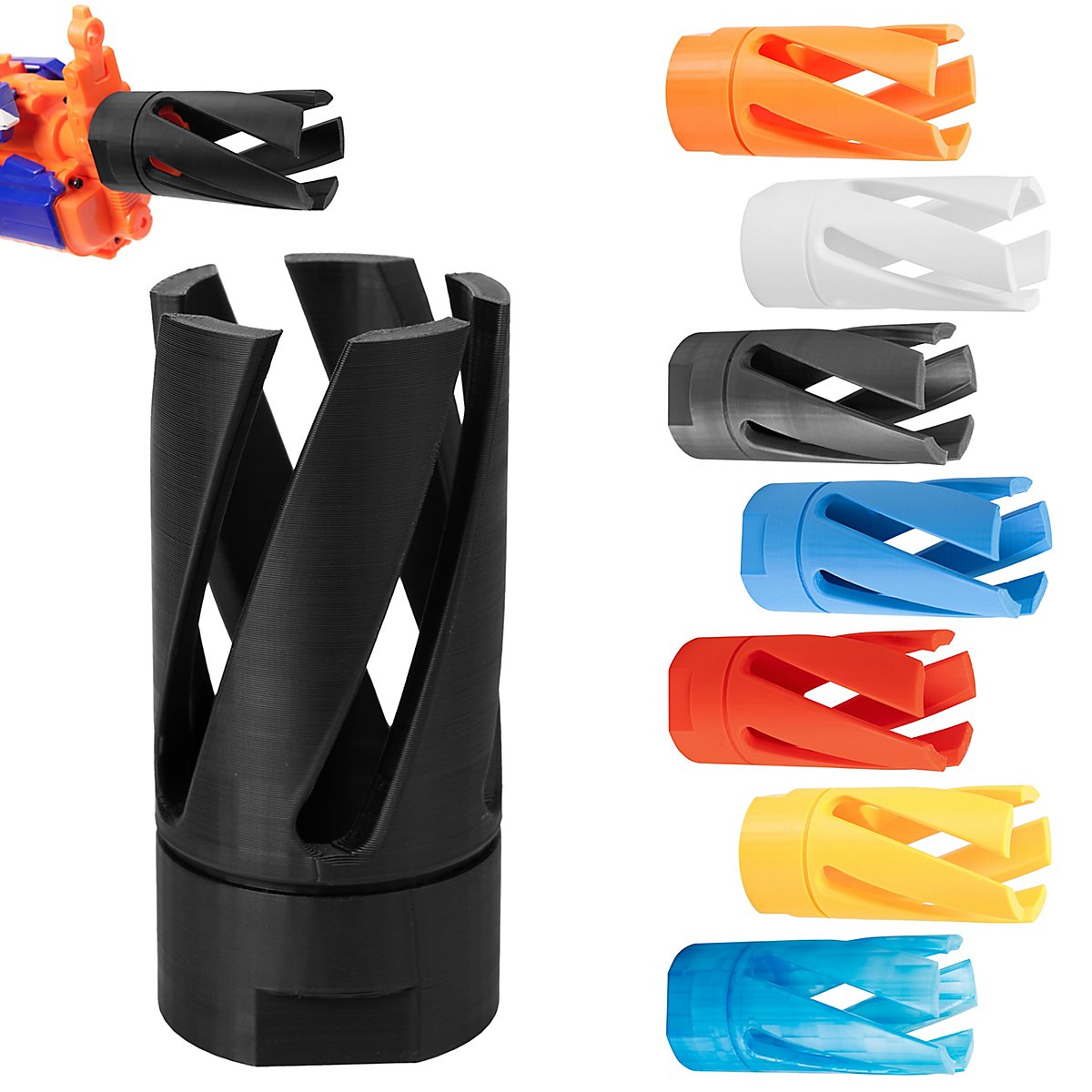 Blasterparts Flash Hider: Twisted Flash - andracor.com