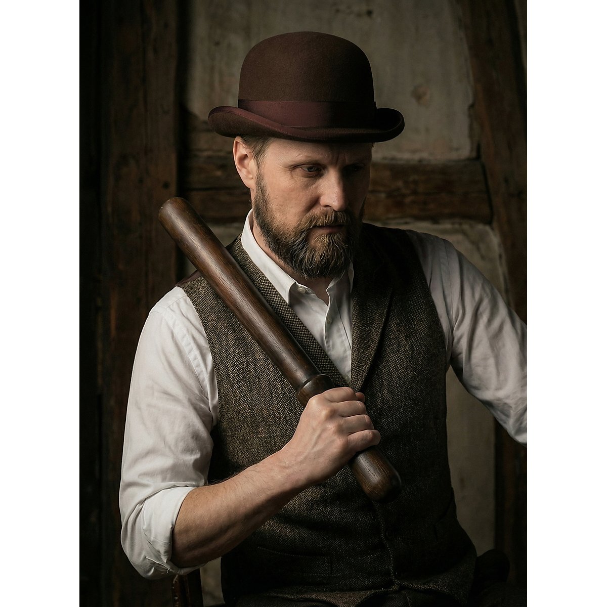 Bowler Hat brown - andracor.com