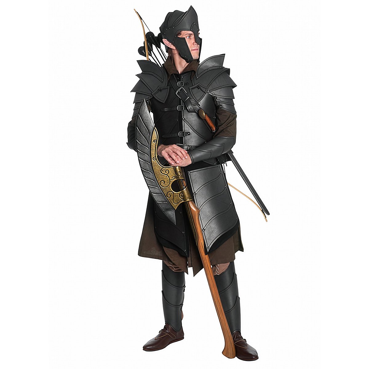 Complete leather armor set - Elven warrior - andracor.com
