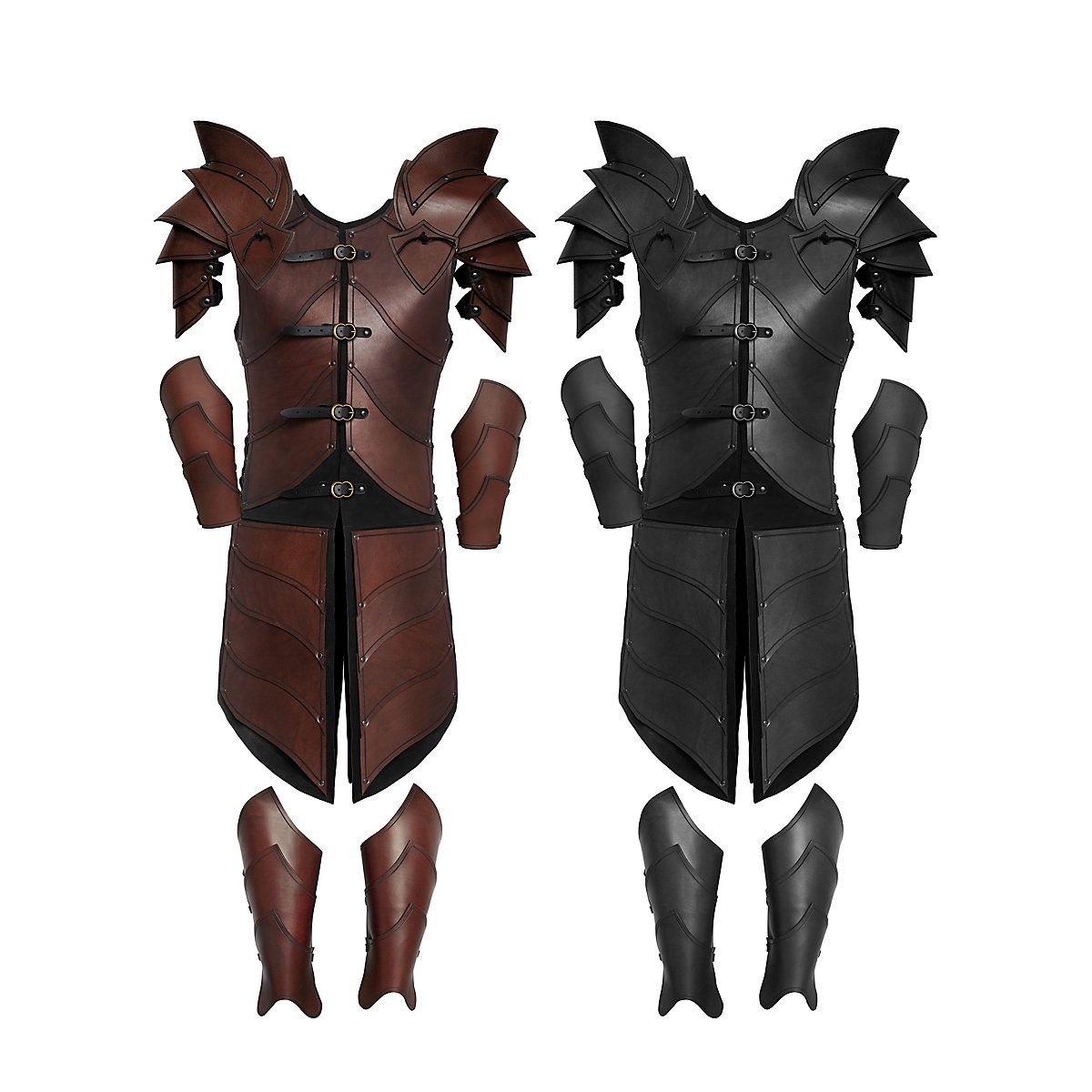 Complete leather armor set - Elven warrior - andracor.com