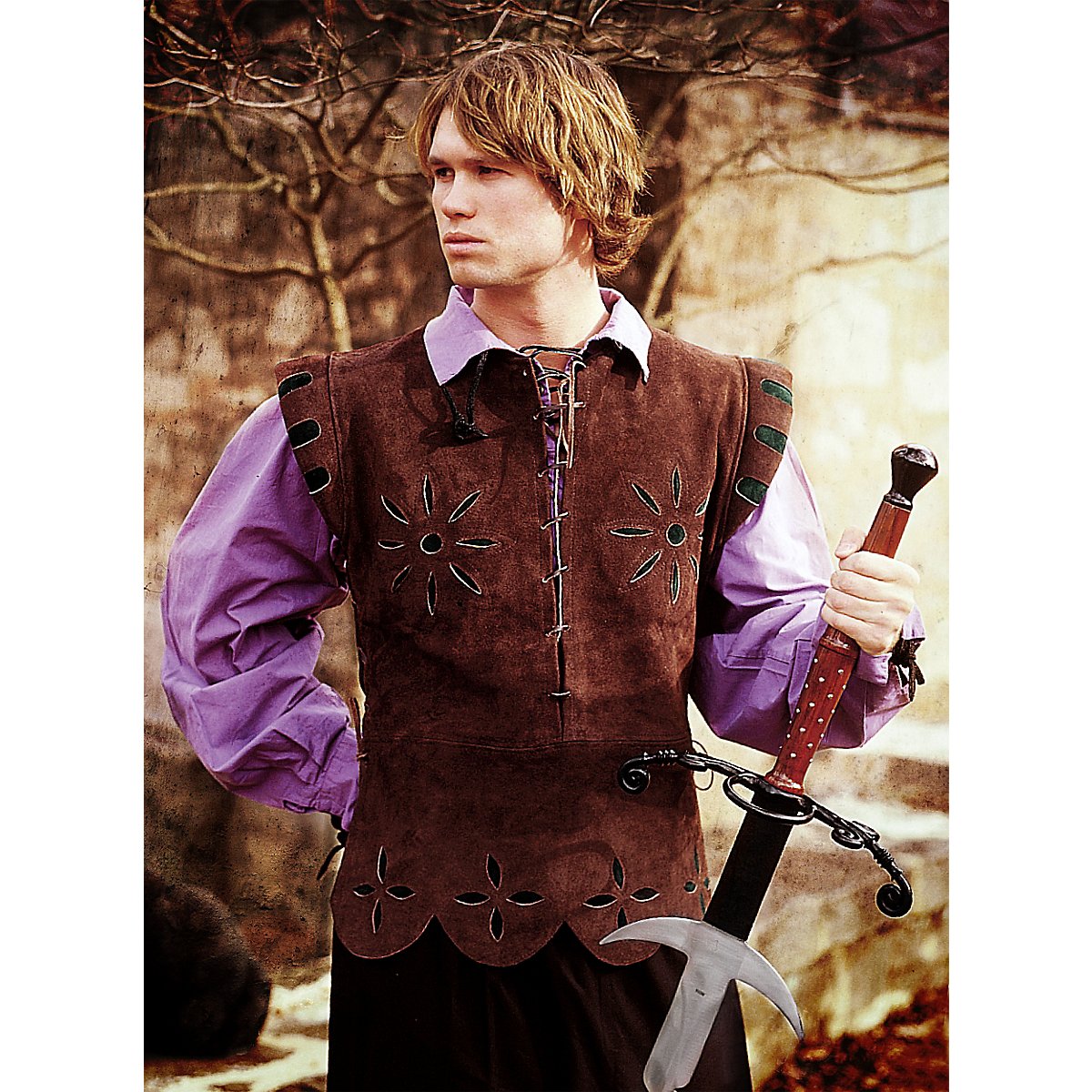 Leather jerkin - Ferdinand - andracor.com