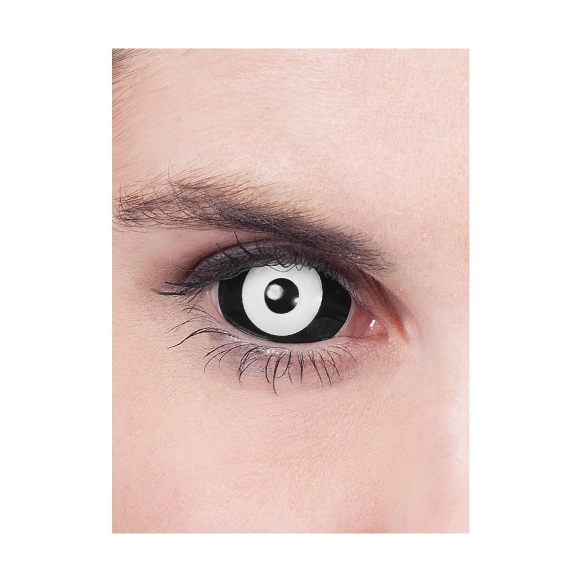 Lentilles de contact Sclera noir et blanc - andracor.com