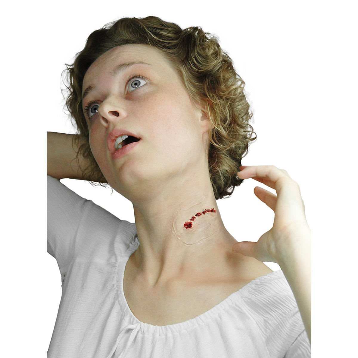 Morsure de vampire - Blessure en latex à coller - andracor.com