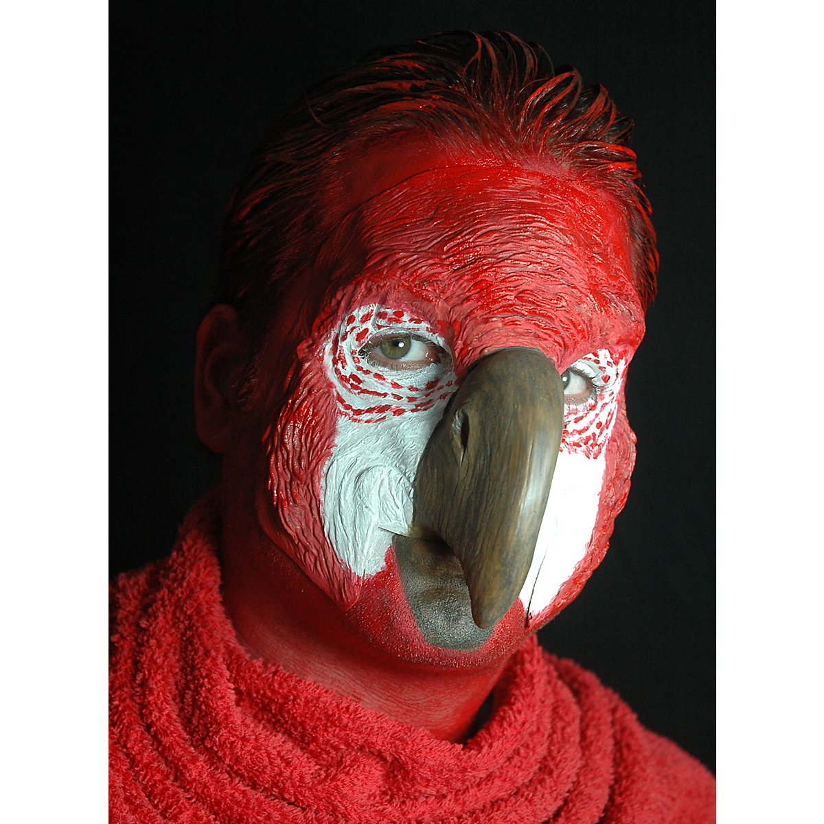 Parrot Latex Mask to stick on - andracor.com